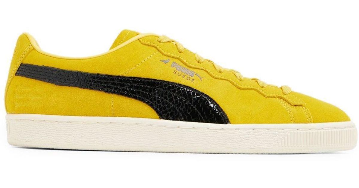 PUMA Staple Low-top Sneakers in Yellow for Men | Lyst UK