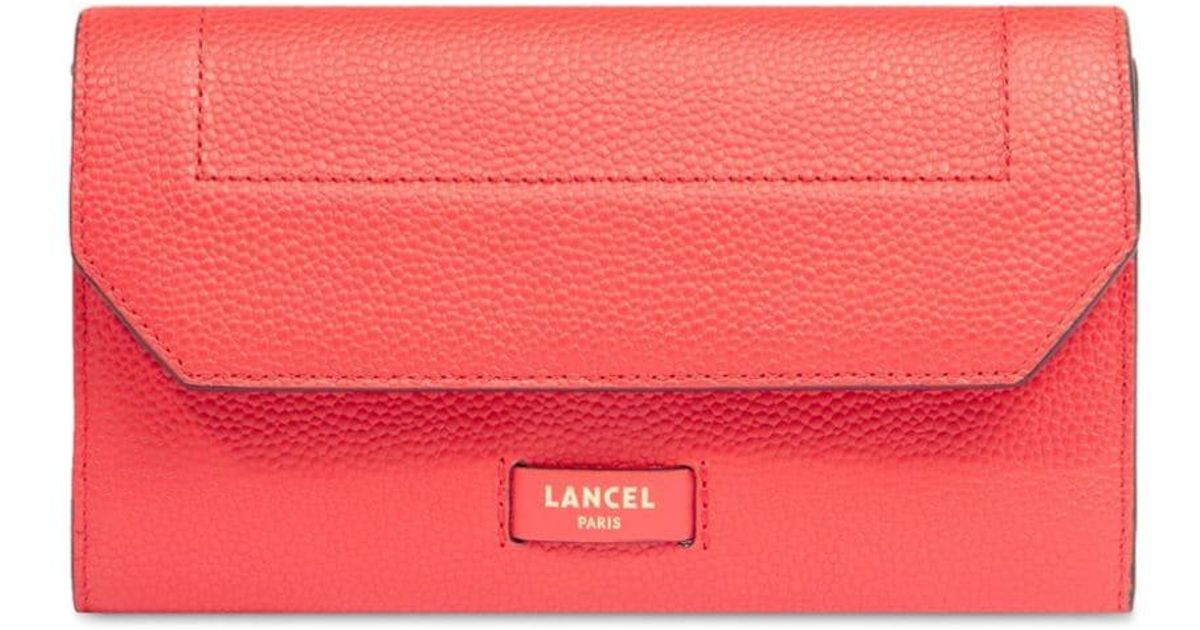 Lancel Ninon Wallet in Red | Lyst UK