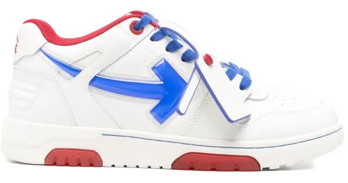 Off-White c/o Virgil Abloh Out Of Office Arrow-Detail Sneakers in White ...