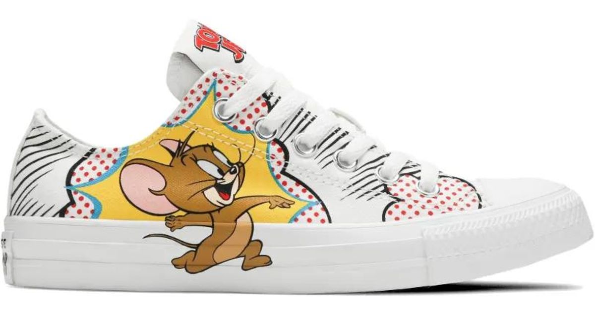 Converse X Tom & Jerry Sneakers in White for Men | Lyst UK