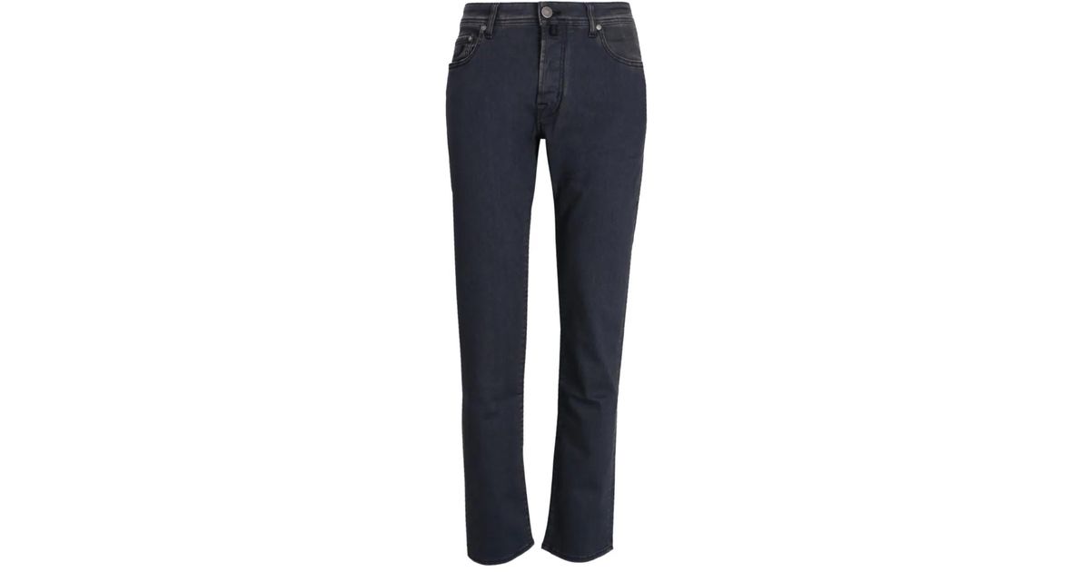 Jacob Cohen Logo-Patch Jeans in Blue for Men | Lyst UK