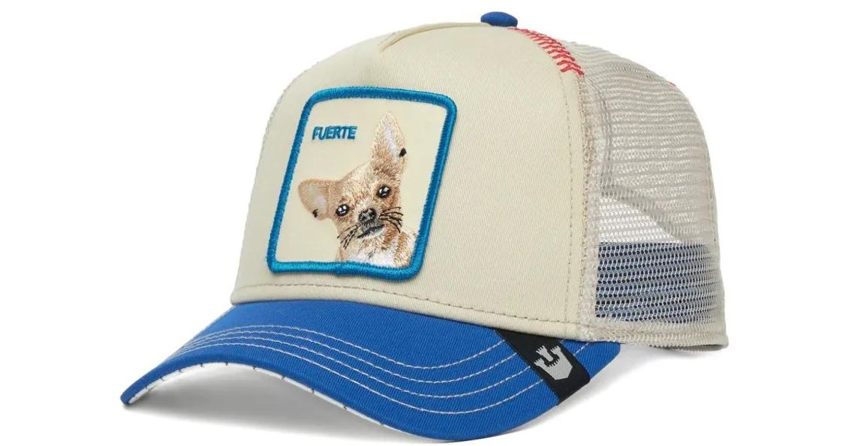 Goorin Bros Logo-Patch Baseball Cap in Blue for Men | Lyst UK