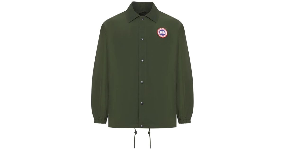 Canada Goose Regency Logo-Appliqué Jacket in Green for Men | Lyst UK