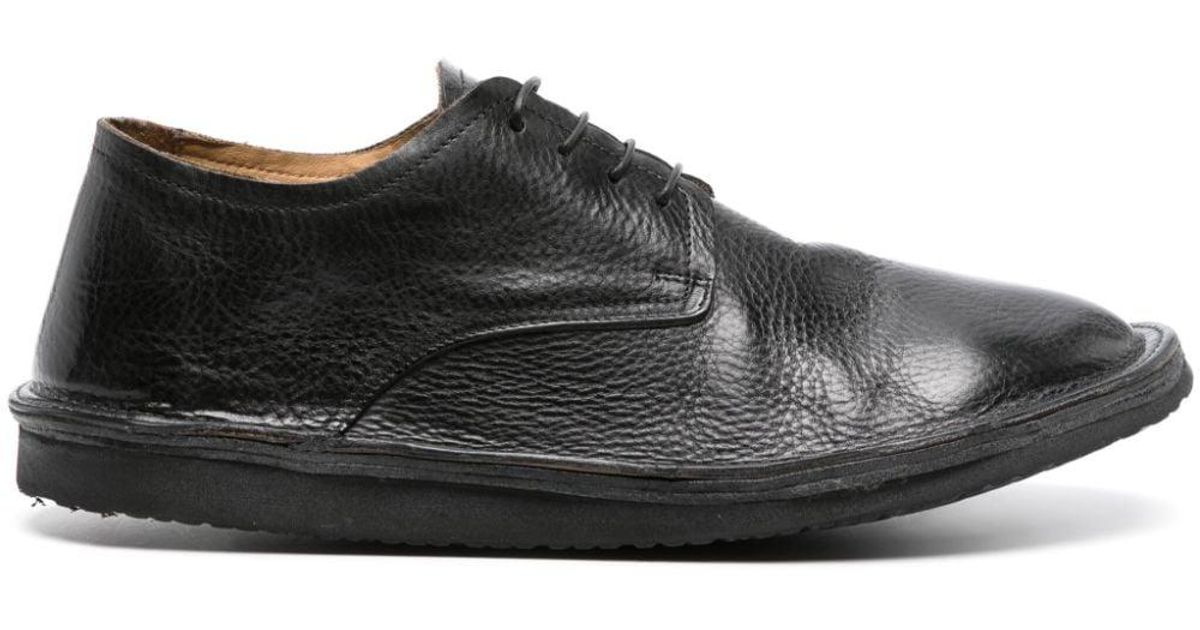 Moma Grained-Leather Derby Shoes in Black for Men | Lyst