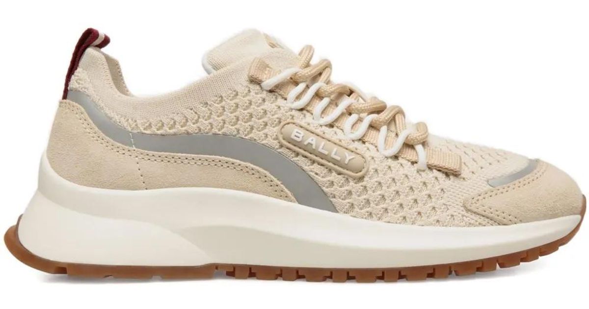 Bally Outline Sneakers in Natural | Lyst