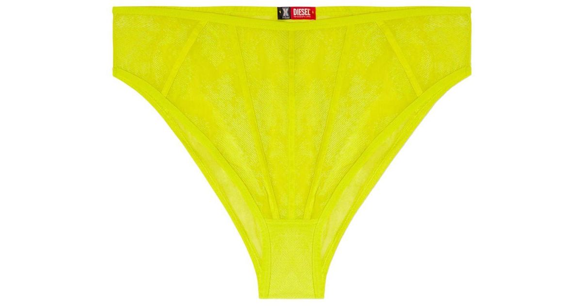DIESEL X Savage X Fenty High-Waisted Briefs in Yellow | Lyst