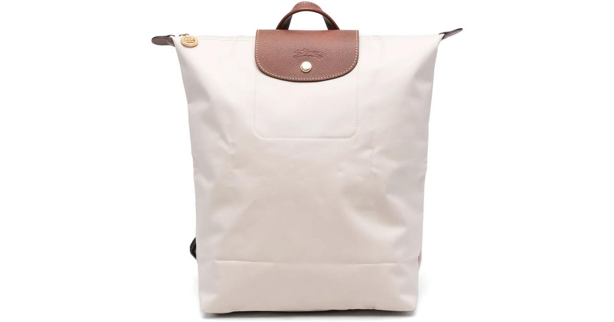 Longchamp Medium Le Pliage Backpack in Pink | Lyst