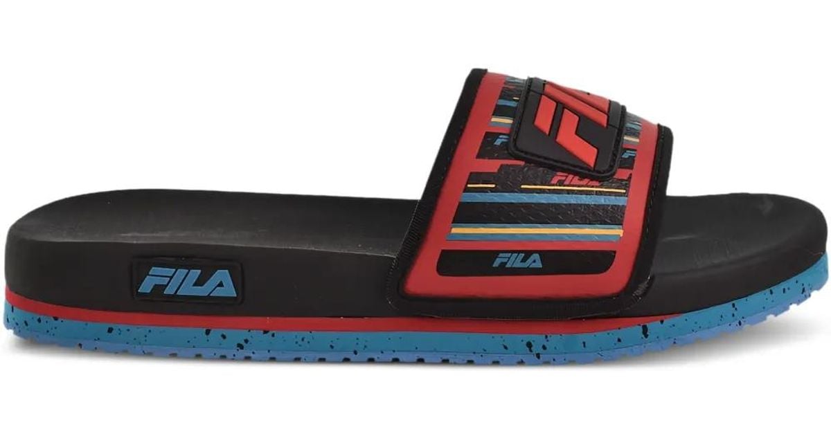 Fila Lunar /Capri Breeze/ Slides in Black for Men | Lyst