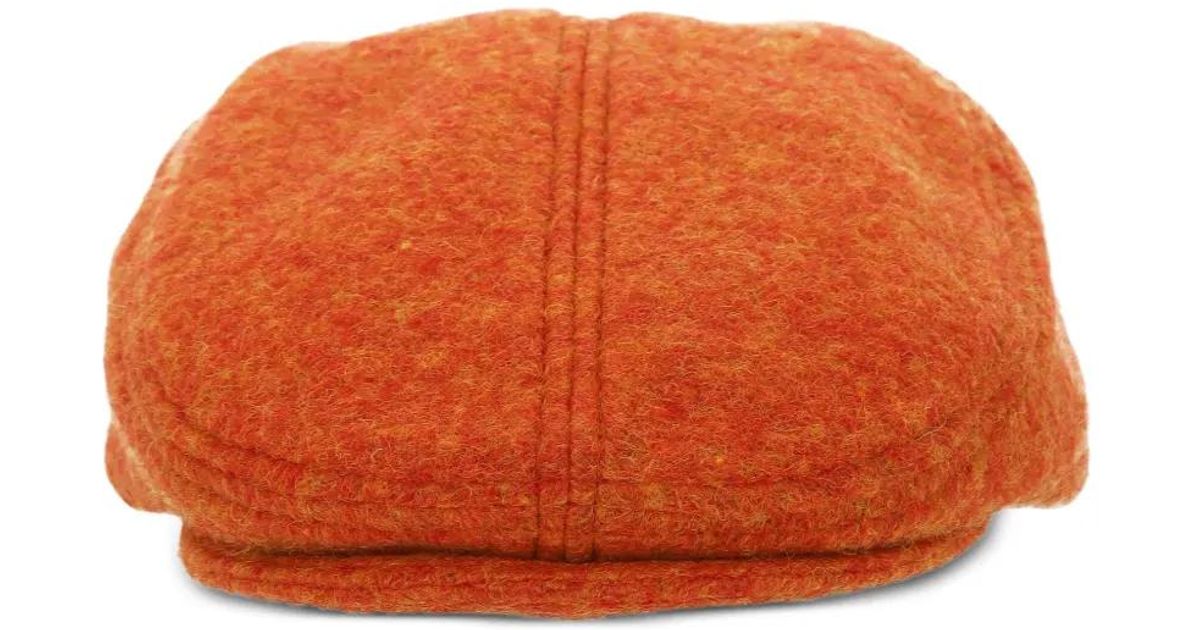 Ruslan Baginskiy Logo-Embroidered Beret in Orange | Lyst UK