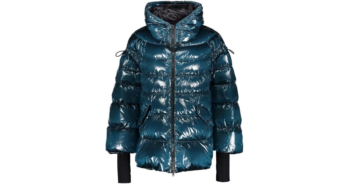 Herno Zip-Up Down Jacket in Blue | Lyst UK