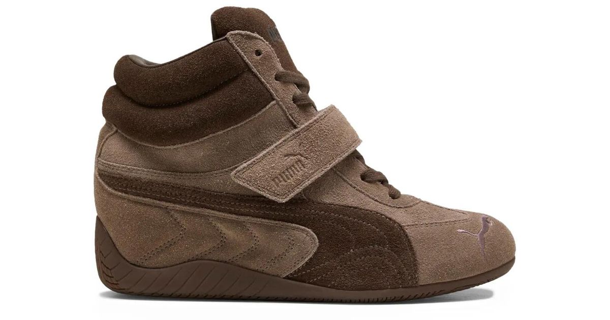 PUMA Speedcat Wedge Wns in Brown | Lyst
