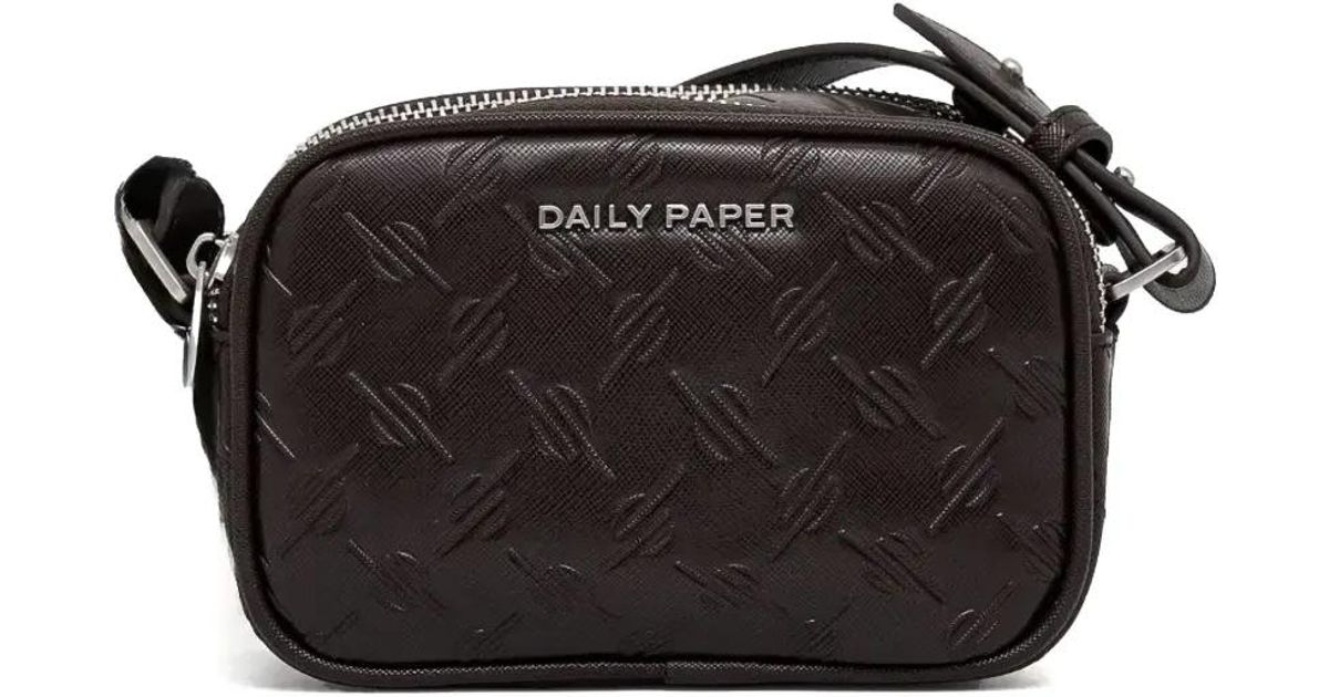 Daily Paper May Cross Body Bag in Black | Lyst