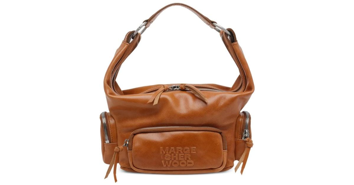 Marge Sherwood Leather Shoulder Bag in Brown | Lyst