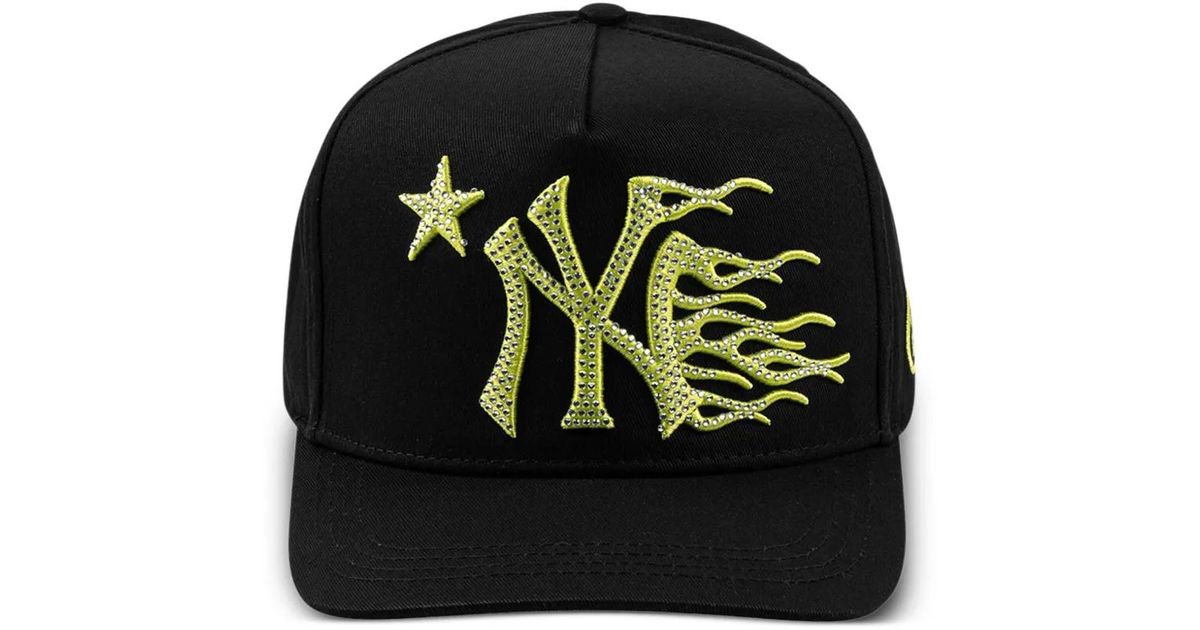 HELLSTAR Ny Flames Cap in Black for Men | Lyst UK