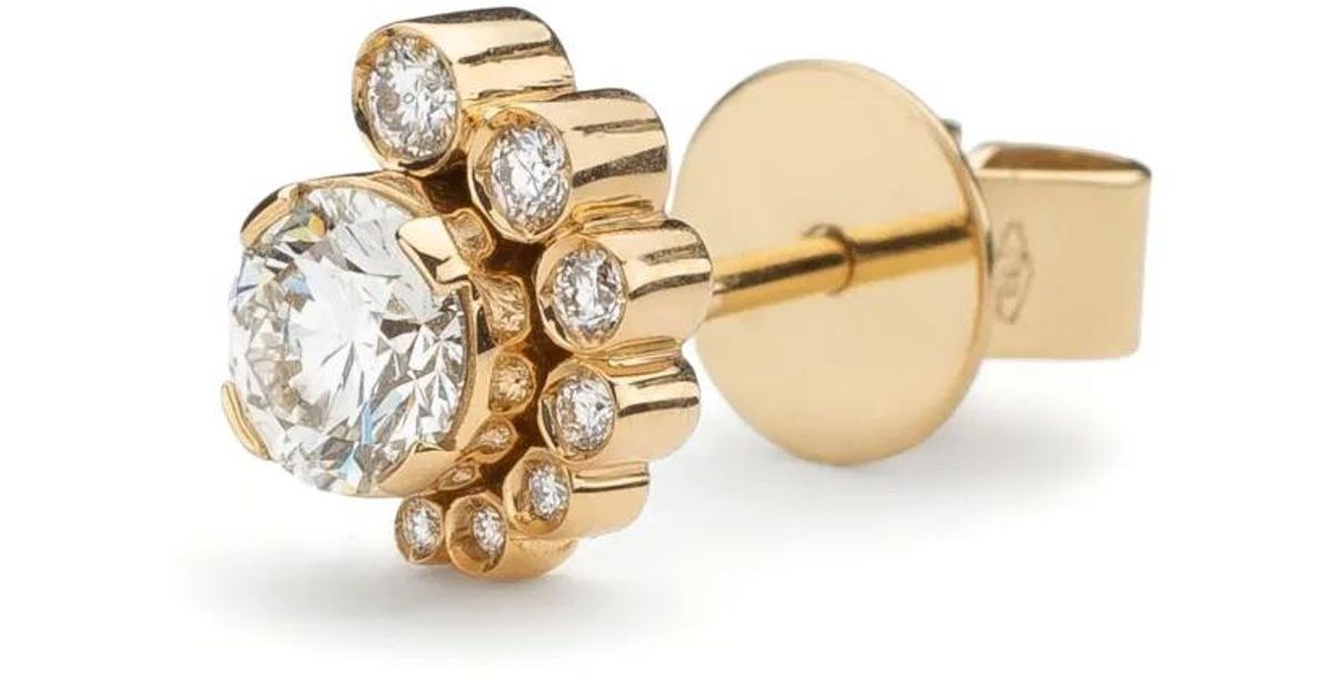 Sophie Bille Brahe 18K Recycled Petite Celestine Diamond Earring in ...