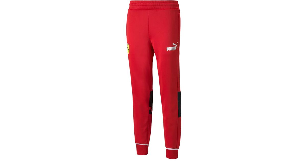 PUMA X Ferrari Race Sds Track Pants in Red for Men | Lyst