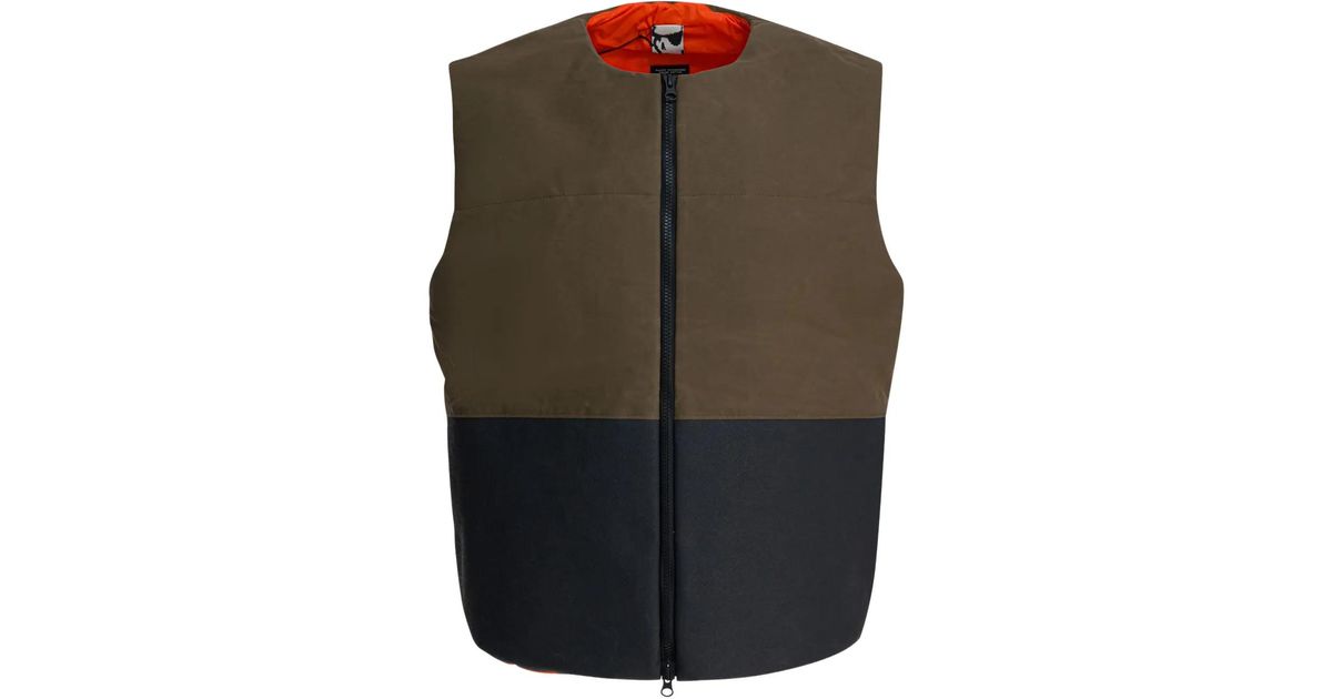 GR10K Zip Colour-Block Jacket in Green for Men | Lyst UK