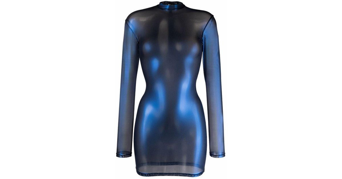 Maison Close Blue Angel Bodycon Mini Dress - Lyst