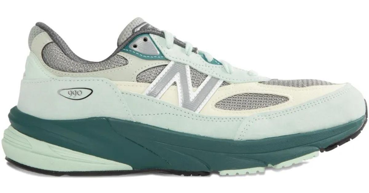 New Balance 990 Shoes in Green | Lyst