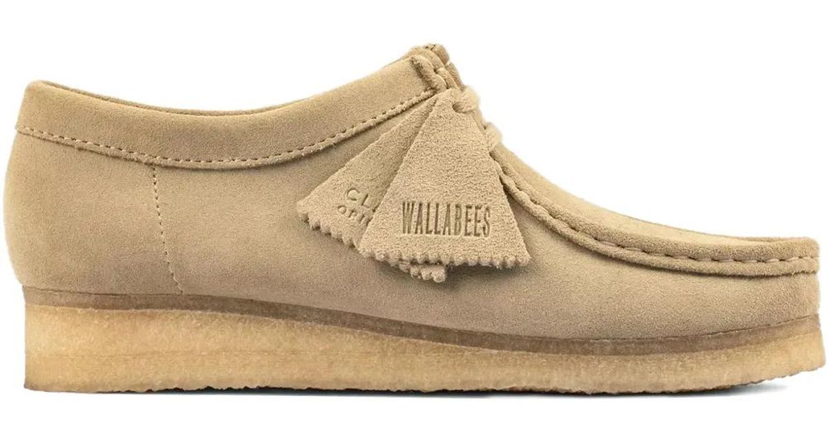 Clarks Wallabee "Maple Suede" Loafers in Brown | Lyst