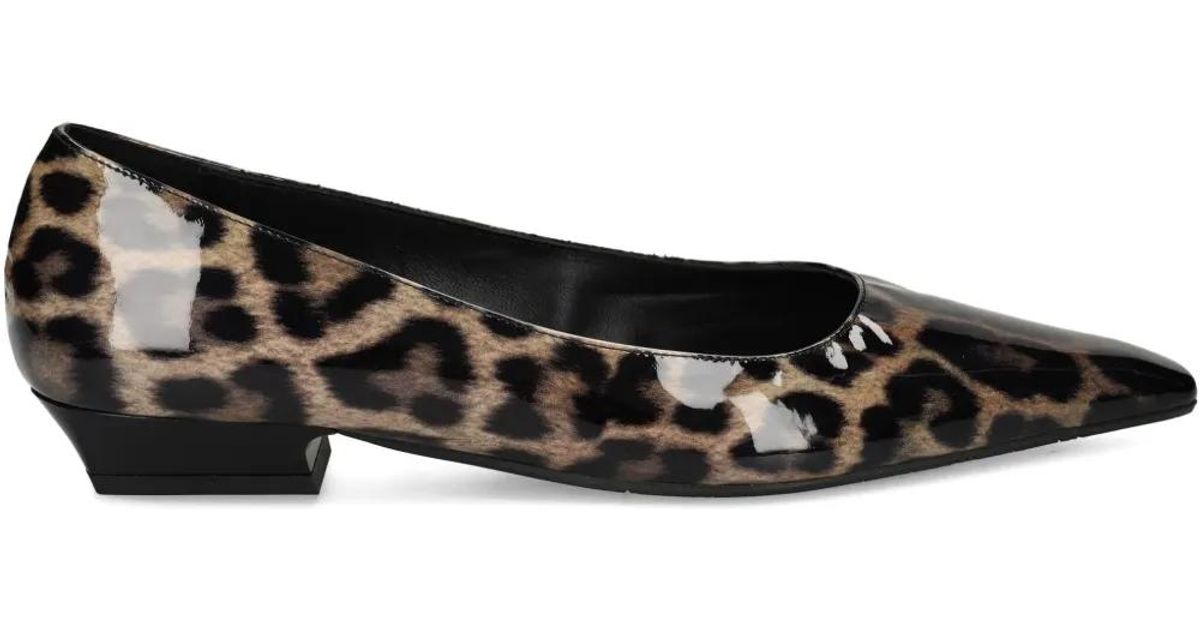 Ras Leopard-print Pointed-toe Pumps in Black | Lyst