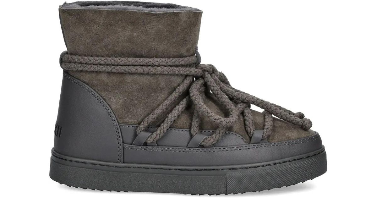 Inuikii Classic Rope-Detail Boots in Black | Lyst UK