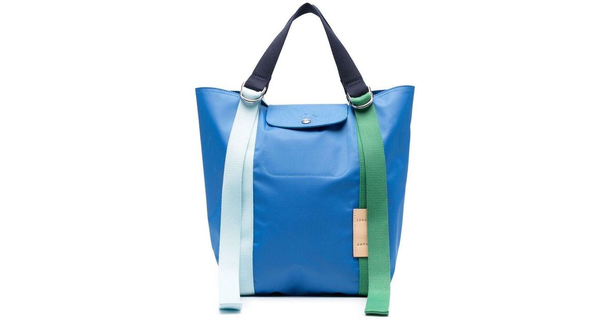 Borsa tote Le Pliage Re-Play di Longchamp in Blu | Lyst