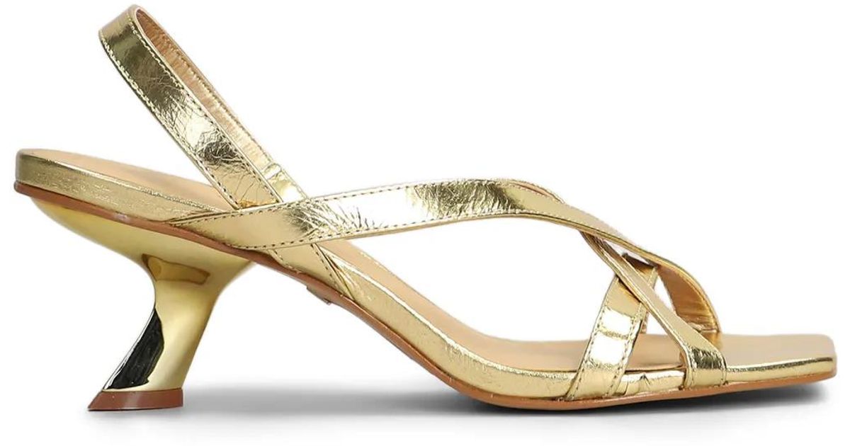 Carrano Metallic Sandals | Lyst