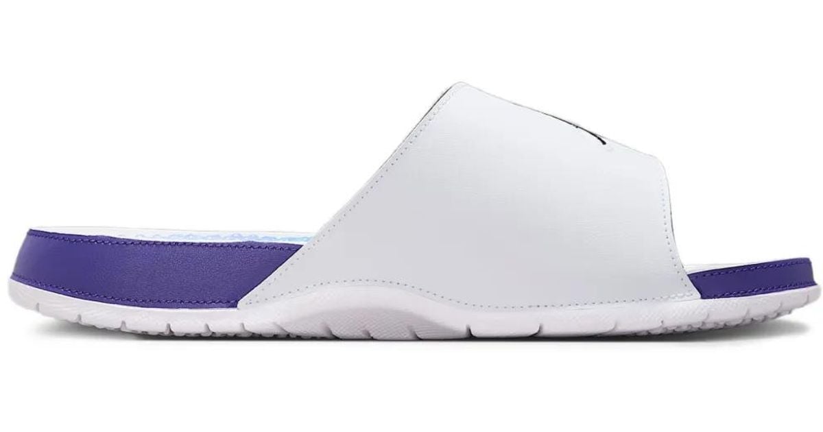 Nike Hydro 5 Retro /New Emerald/Grape Ice/ Slides in White for Men | Lyst