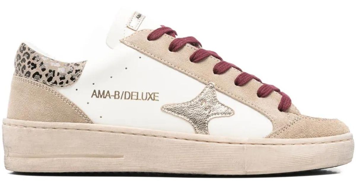 AMA BRAND Deluxe Star-motif Sneakers in Pink | Lyst UK