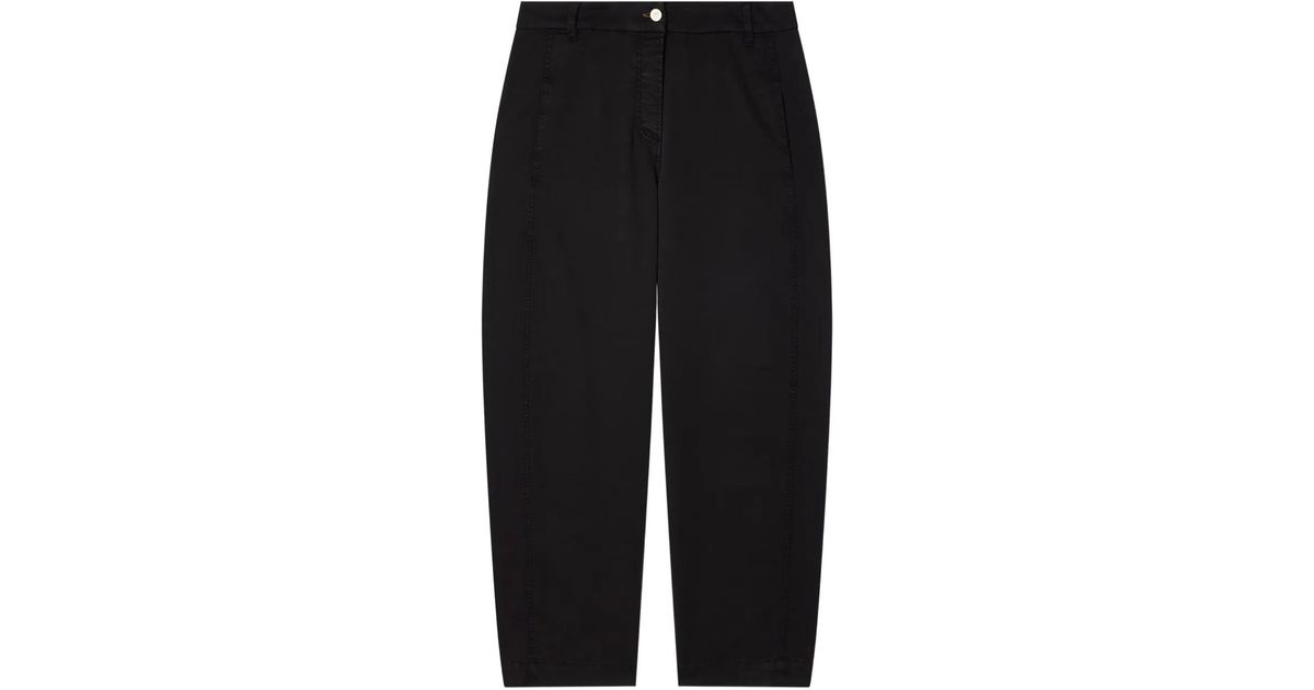 Paul Smith Button-Fastening Trousers in Black | Lyst UK