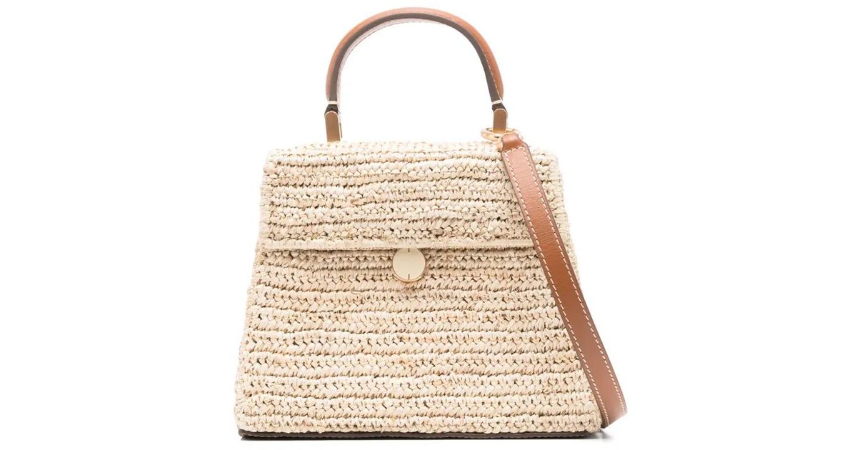 Cult Gaia Mini Sybil Cross Body Bag in Natural | Lyst