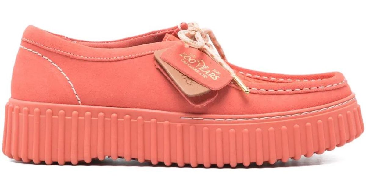 Clarks Torhill Loafers in Pink | Lyst