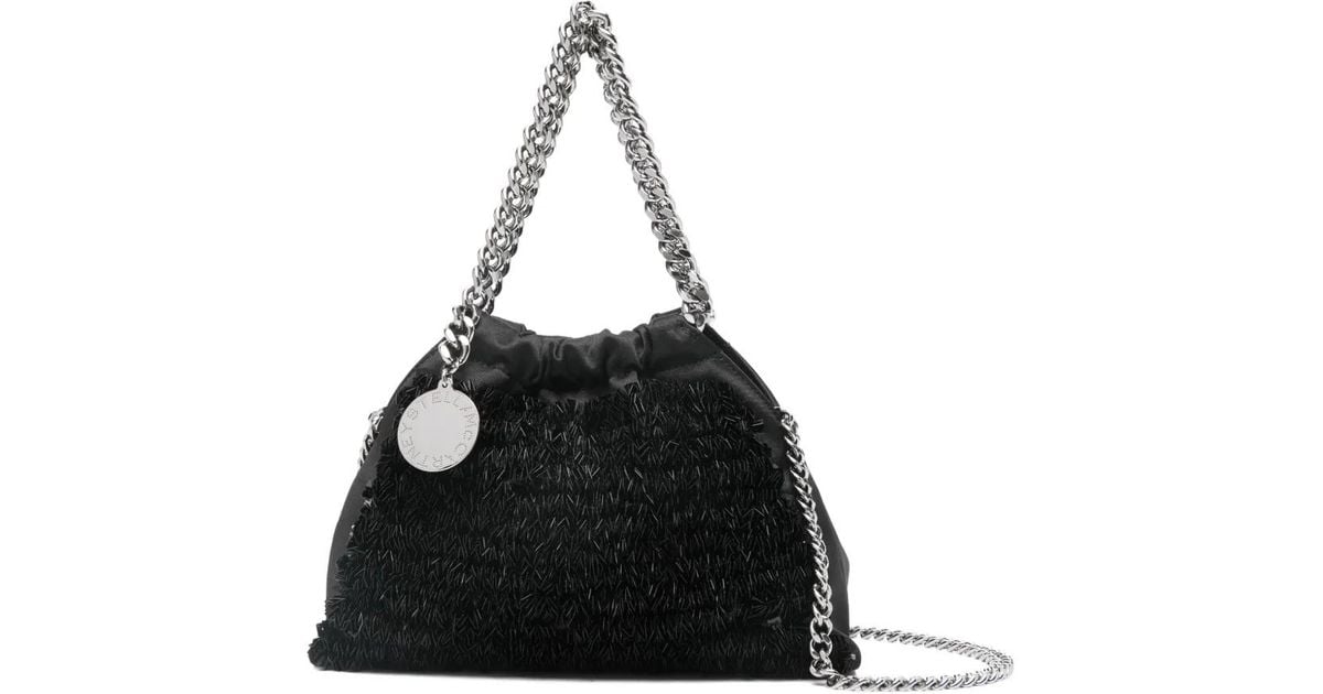 Stella McCartney Mini Falabella Beaded Chain-Strap Shoulder Bag in ...