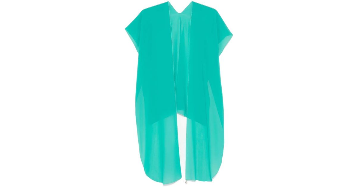 Patrizia Pepe Georgette Stole in Blue | Lyst UK