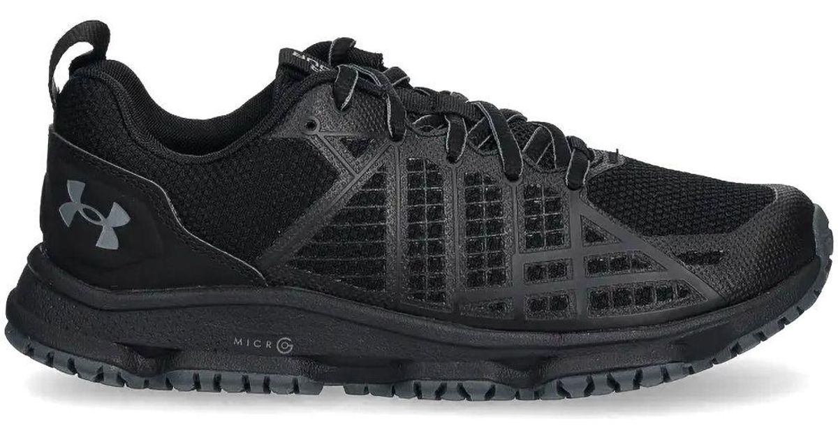 Under Armour Micro G Strikefast Tactical Sneakers in Black | Lyst