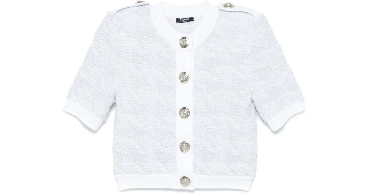 Balmain Sweaters in White | Lyst UK