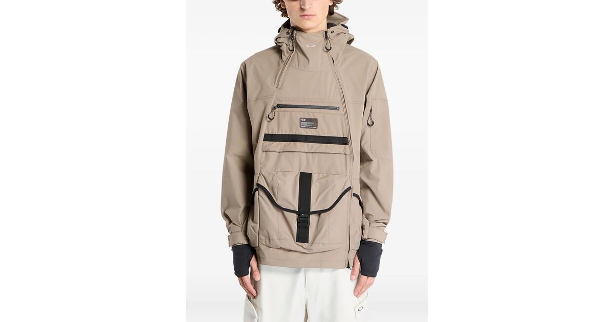Oakley Fgl Stroke 5.7 Hooded Jacket in Natural for Men | Lyst