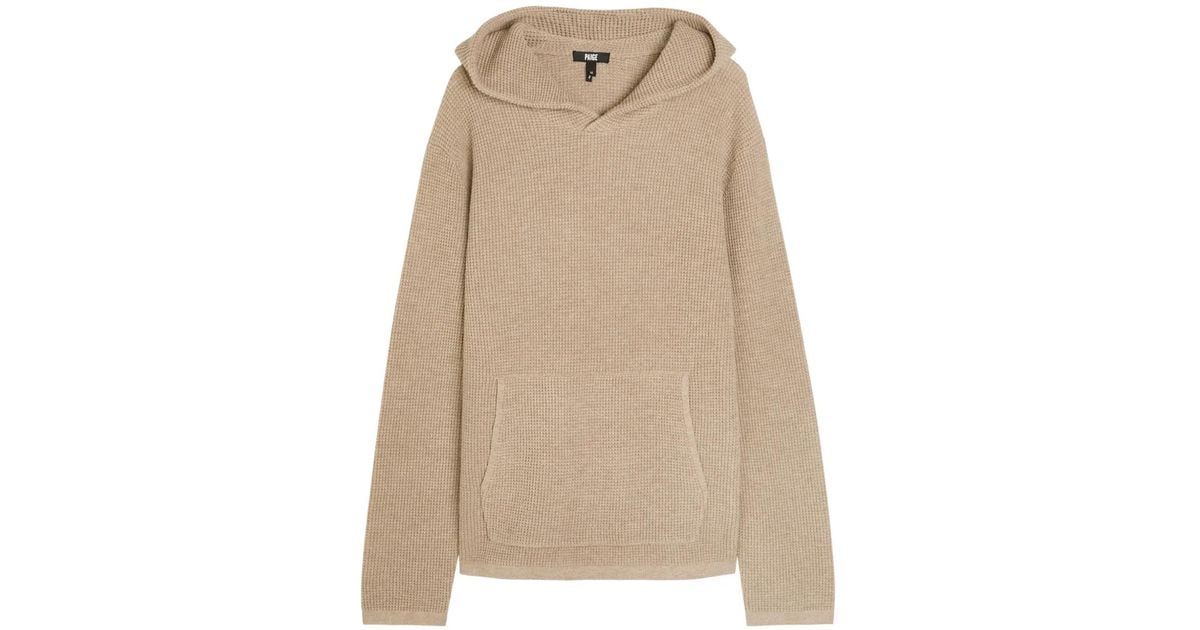 PAIGE Pocket Hoodie in Natural for Men | Lyst