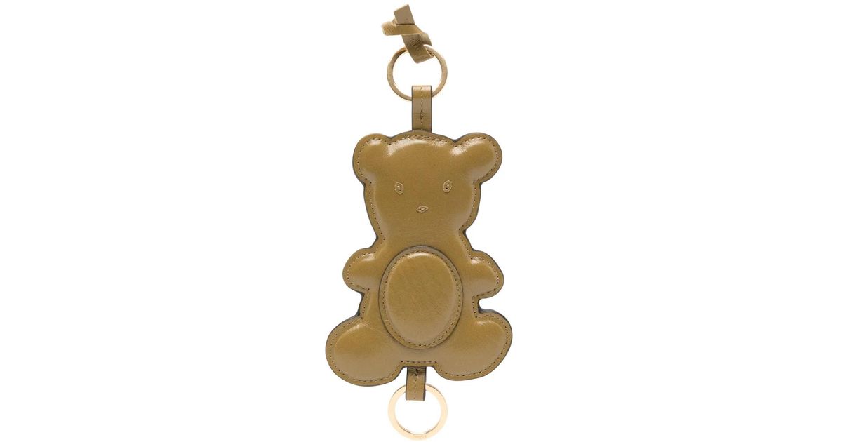 Mulberry X Rejina Pyo Teddy-Bear Keyring in Metallic | Lyst