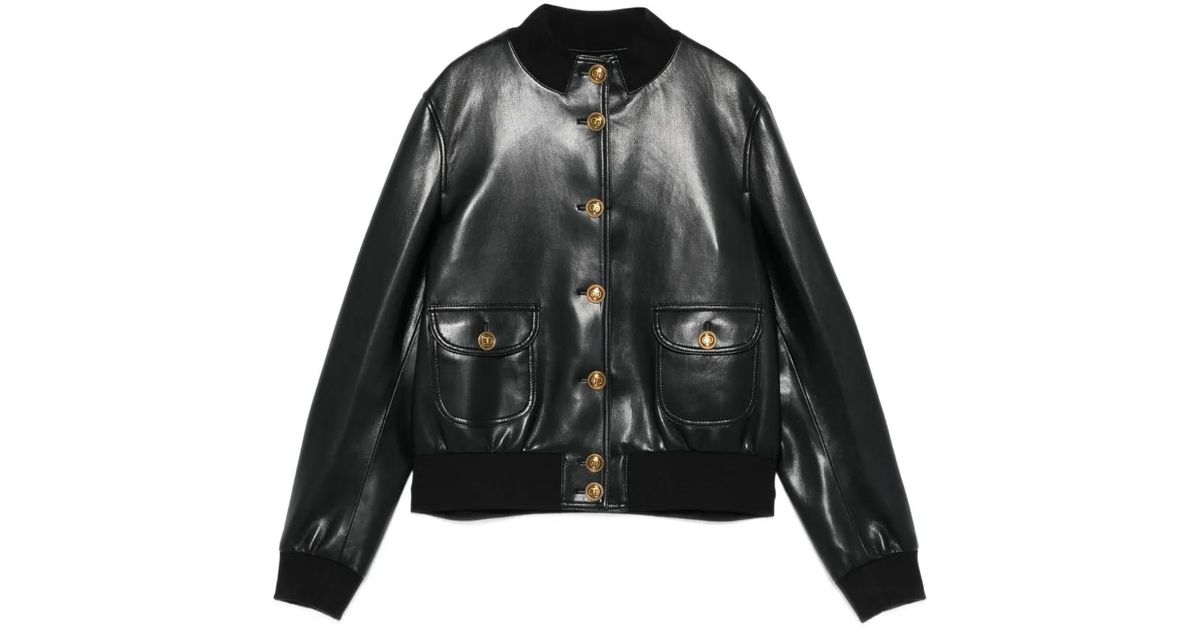 Twinset Button-Fastening Pocket Jacket in Black | Lyst UK
