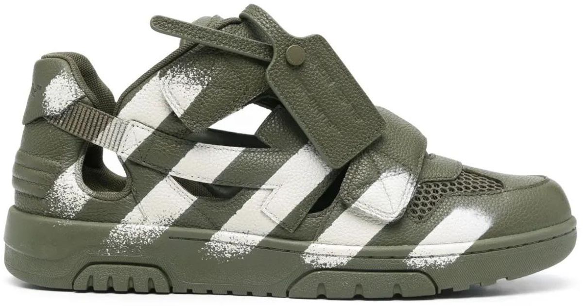 Off-White c/o Virgil Abloh Out Of Office "Ooo" Sneakers in Green for ...