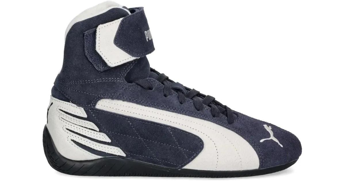 PUMA Speedcat Mid Sneakers in Blue | Lyst