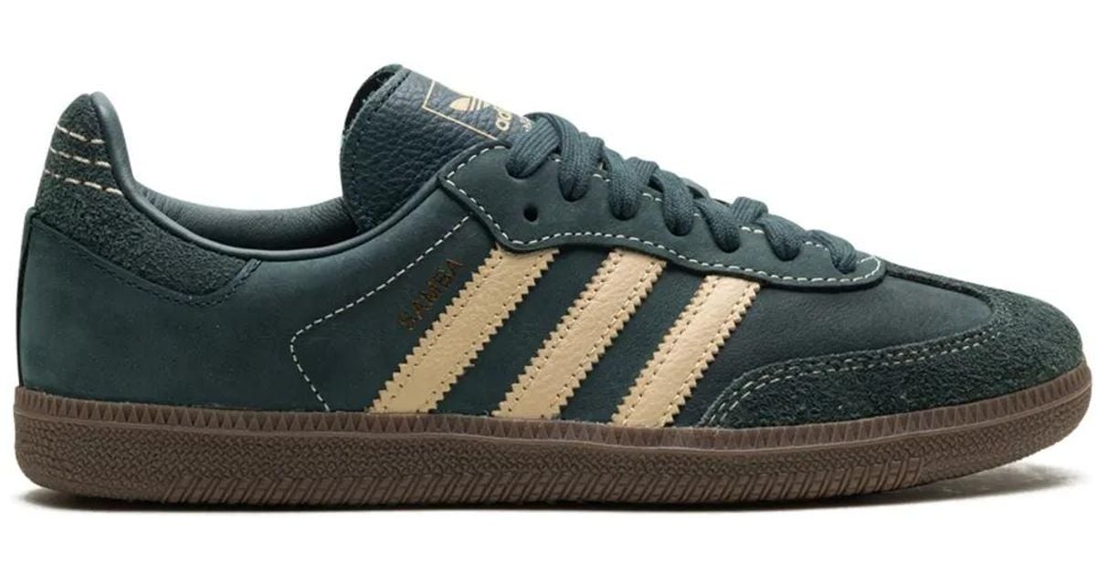 adidas Samba Og "Mineral/Crystal Sand" Sneakers in Green | Lyst