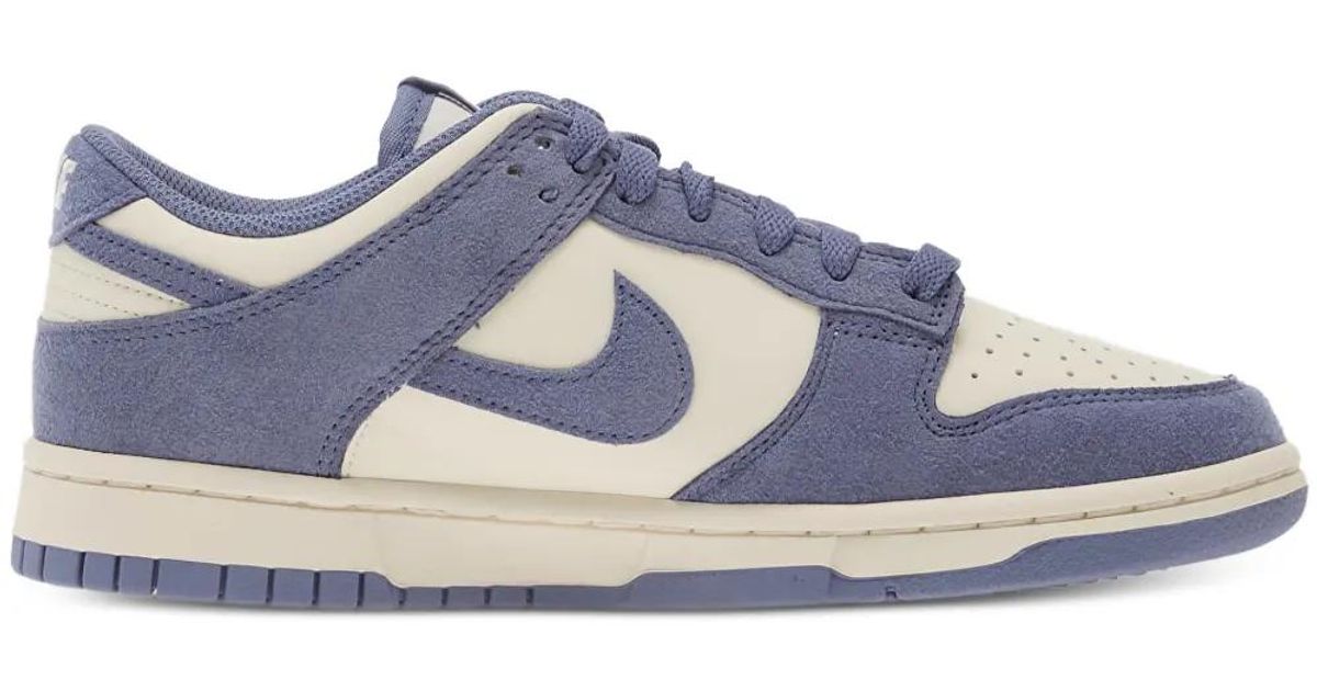 Nike Dunk Low Logo Sneakers in Blue | Lyst