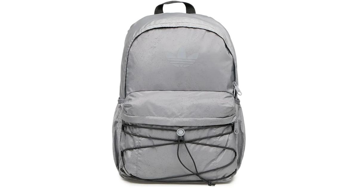 adidas Cl Reflective-Classic Backpack in Grey | Lyst UK