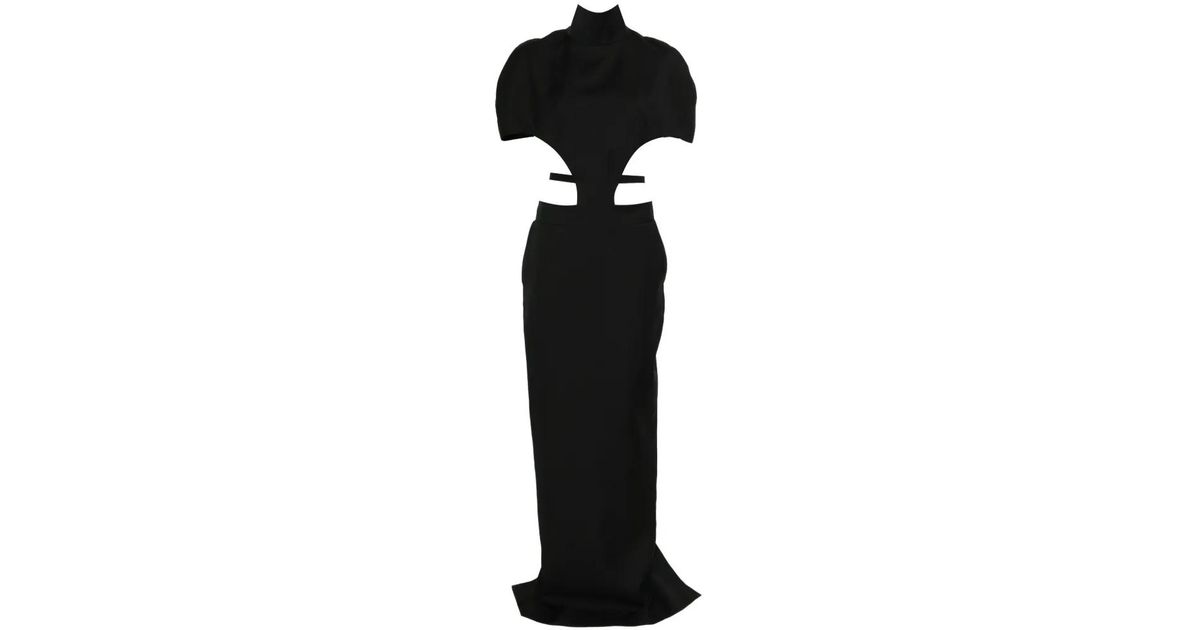 BATAKOVIC Belgrade Waist-Cut-Outs Maxi Dress in Black | Lyst