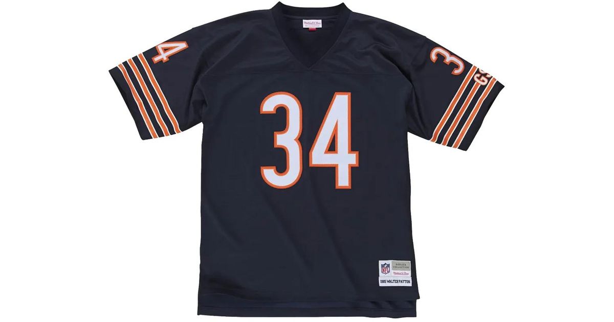 Mitchell & Ness Nfl Legacy "Bears 1985 Walter Payton" Jersey in Blue ...