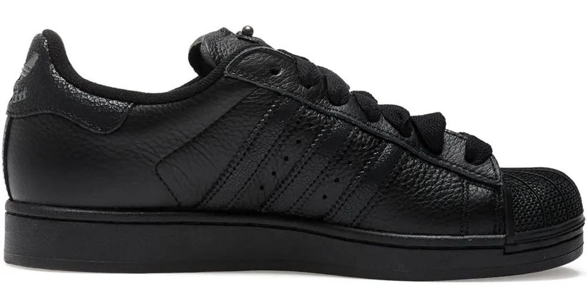 adidas Superstar Ii Studded Sneakers in Black for Men | Lyst UK