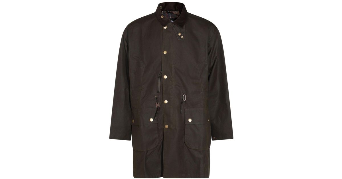 Barbour Bedale Trench Coat in Black for Men | Lyst
